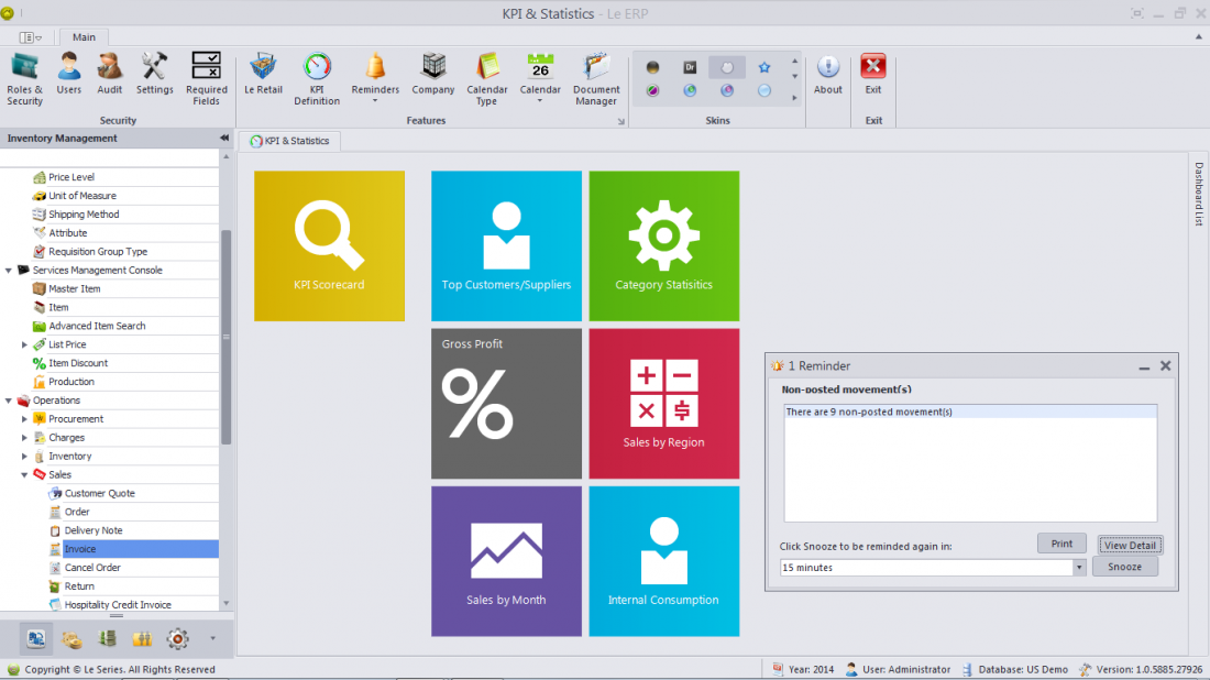 LeERP | Alerts Generator